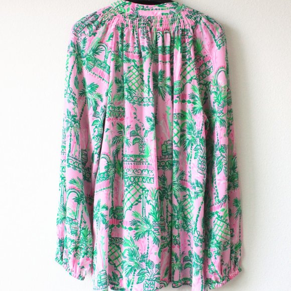 Lilly Pulitzer | Tops | Lilly Pulitzer Elsa Silk Top Baby Always Worth ...